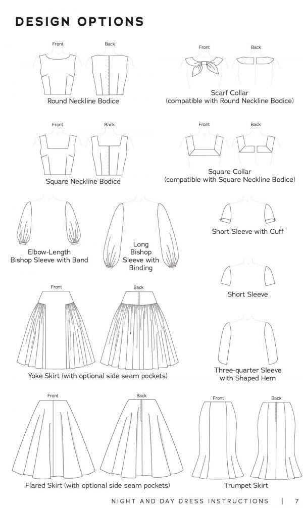 Night and Day Dress – Charm Patterns