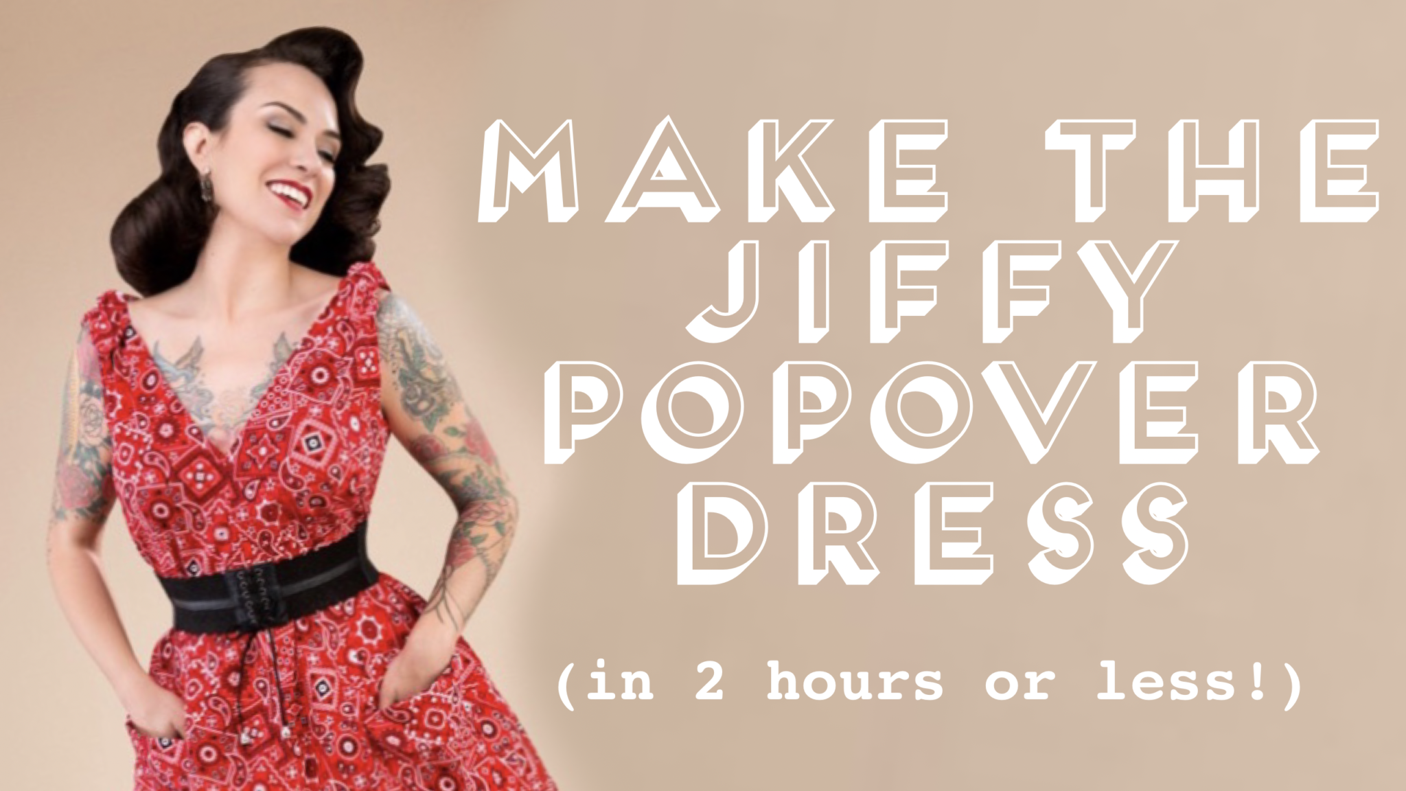 Watch the Popover Dress Video Tutorial! – Charm Patterns