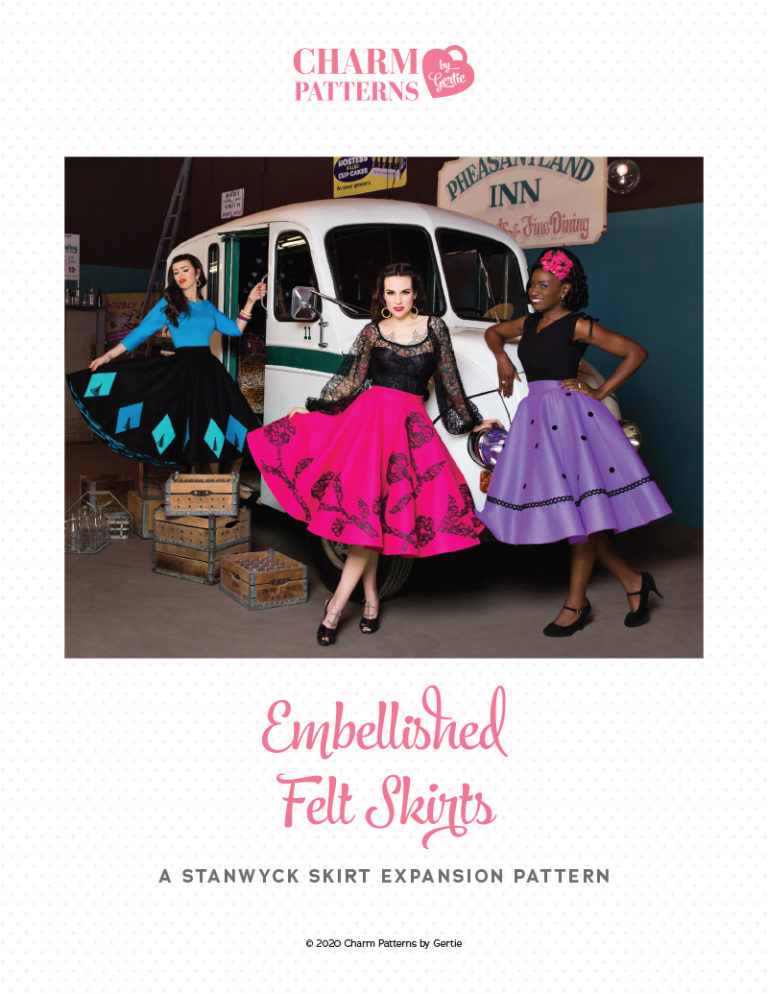 Embellished Felt Skirts Expansion Pattern – Charm Patterns