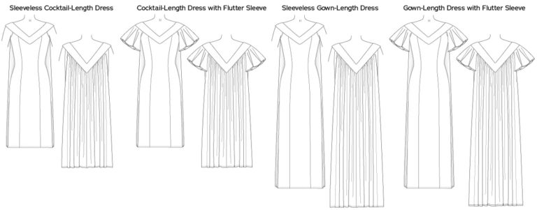 Waterfall Dress – Charm Patterns