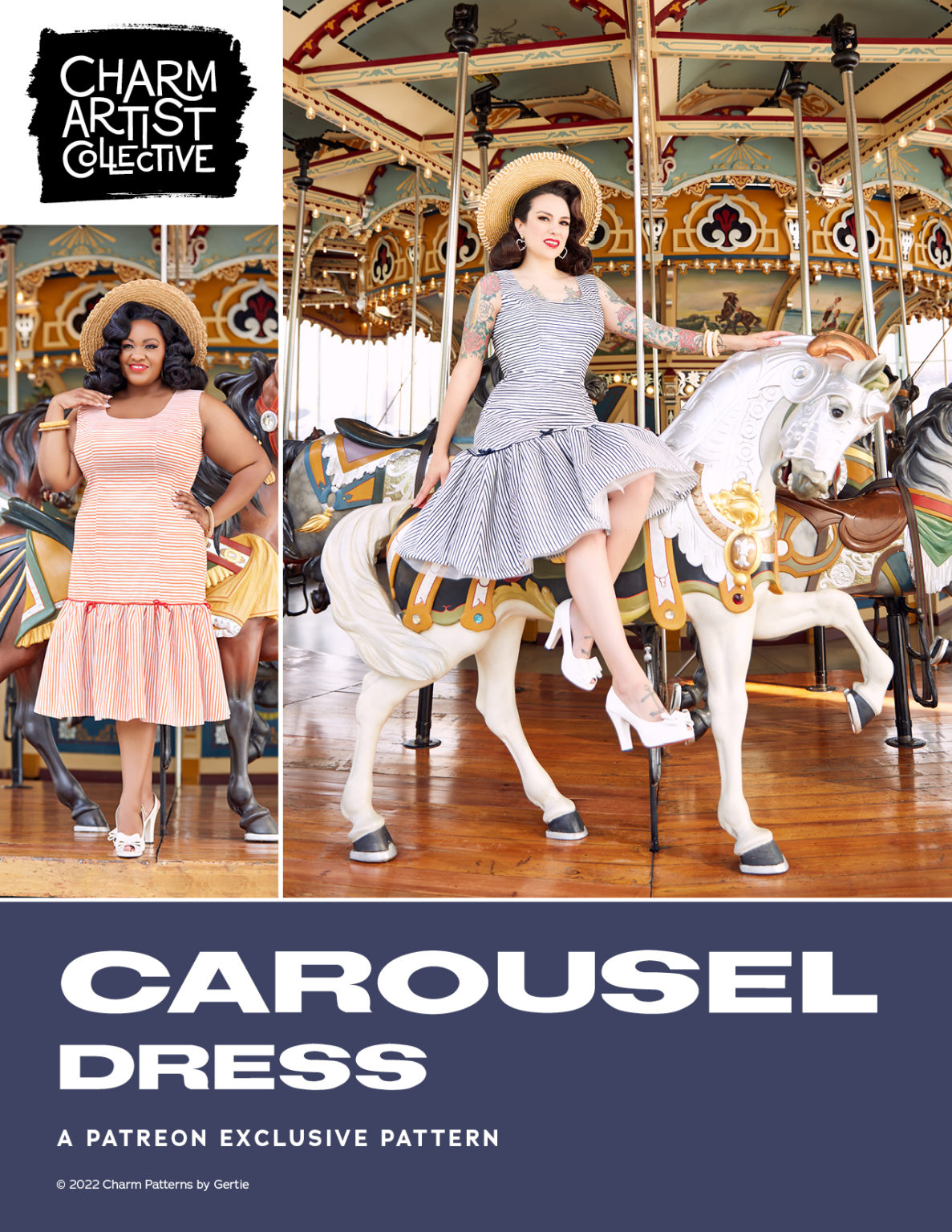Carousel Dress Pattern – Charm Patterns