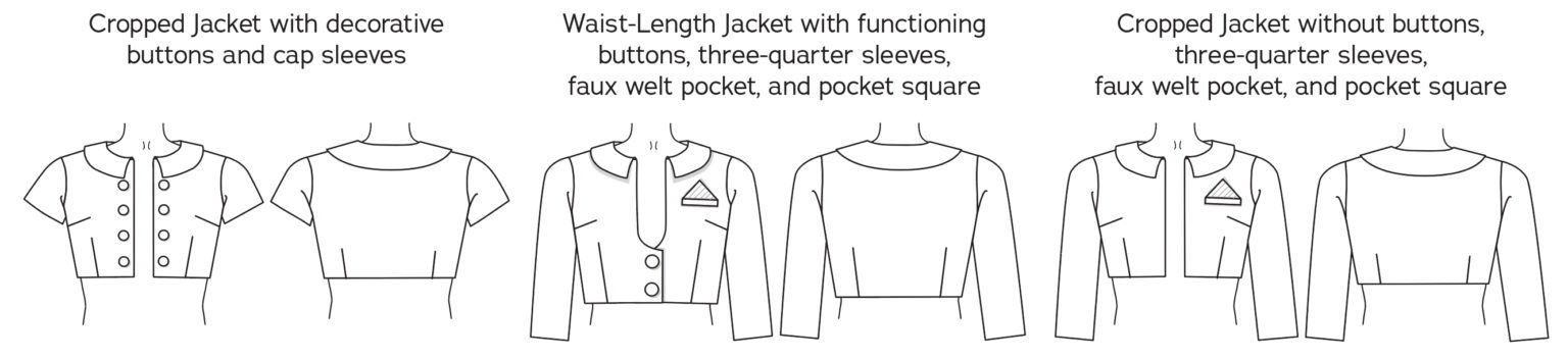 Brooklyn Jacket Pattern – Charm Patterns