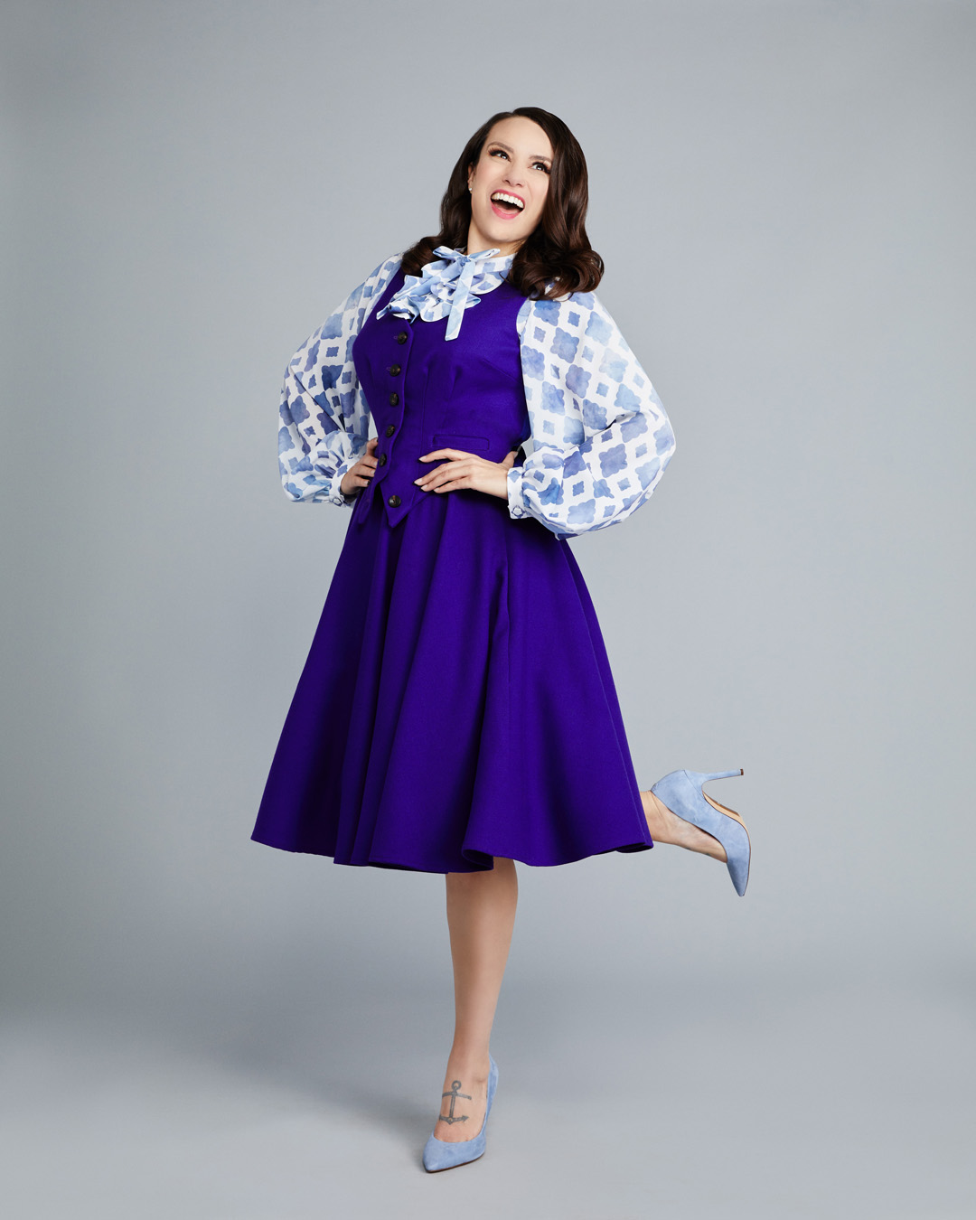 Janet from The Good Place Halloween Costume (with Free Jabot Pattern ...
