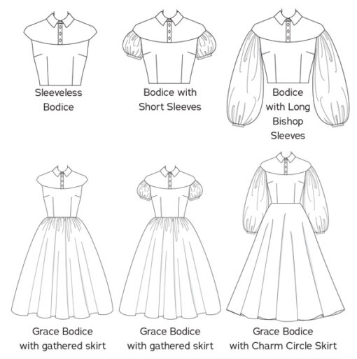 Grace Bodice Pattern – Charm Patterns