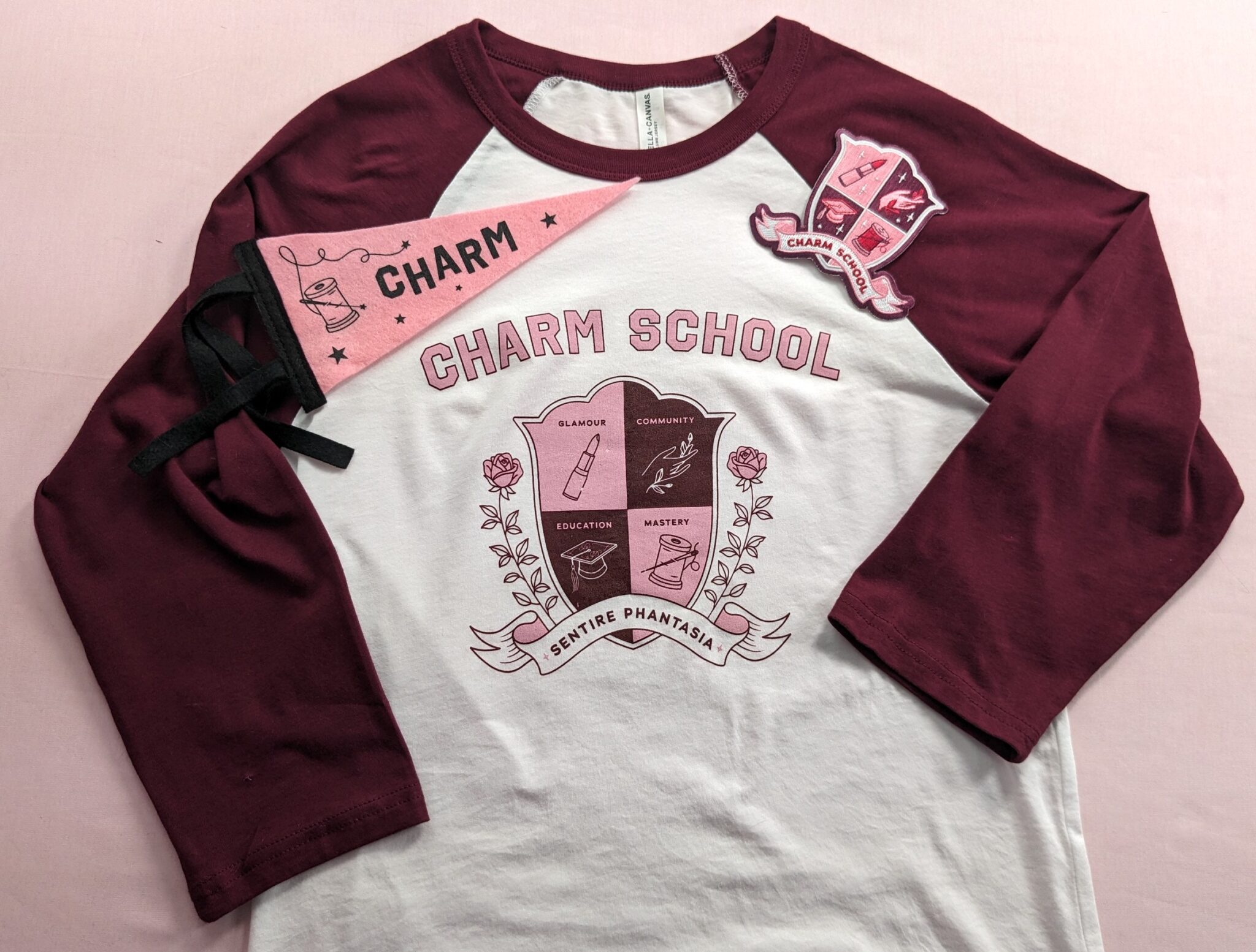 Charm School Crest Patch – Charm Patterns