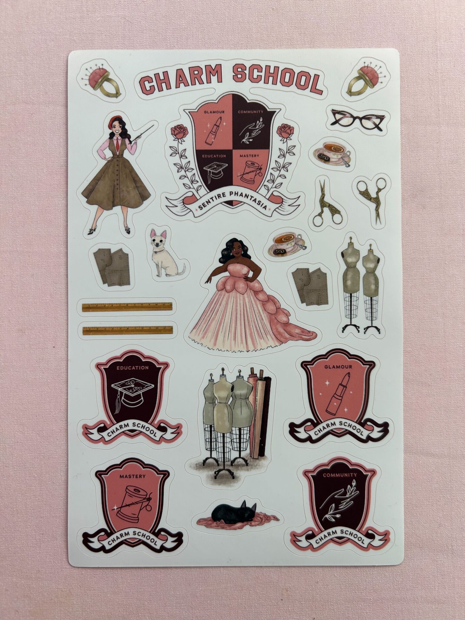 Charm School Stickers – Charm Patterns