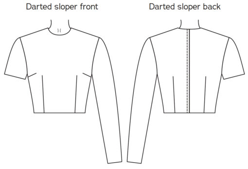 Charm School Darted Bodice Sloper Pattern – Charm Patterns