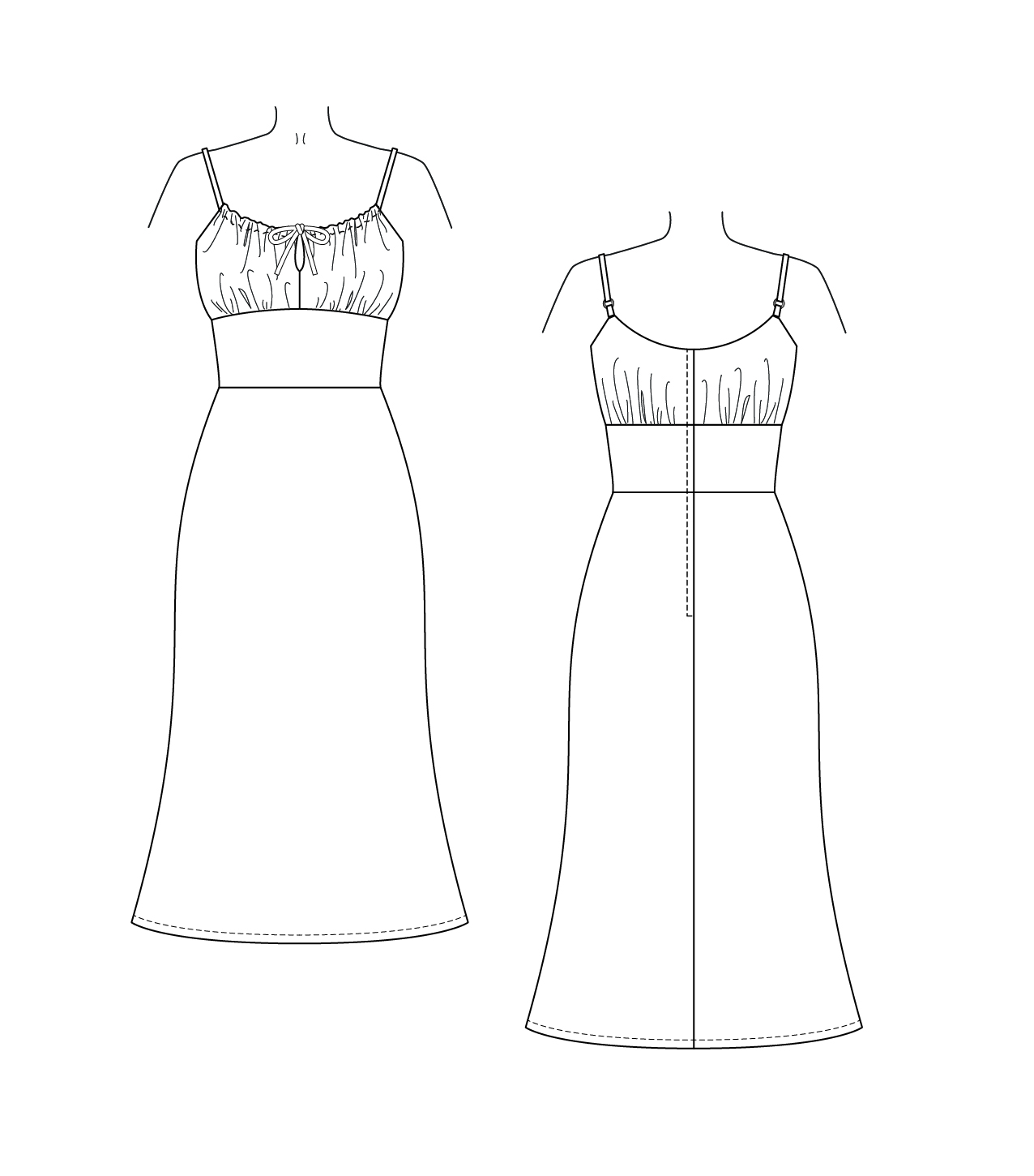 Boardwalk Slim Skirt Pattern – Charm Patterns