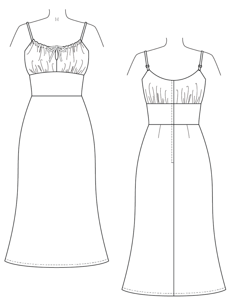 Boardwalk Slim Skirt Pattern – Charm Patterns