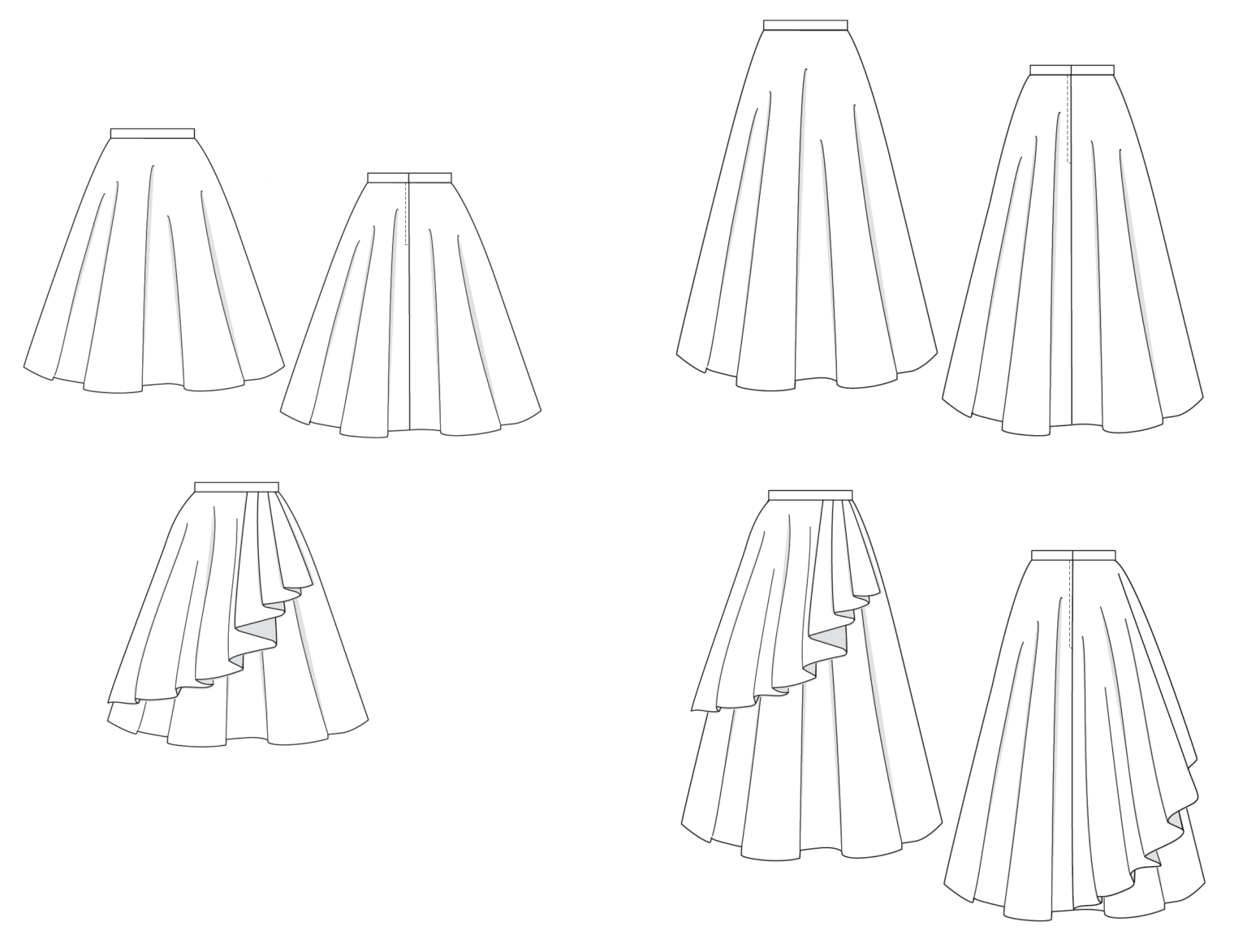 Homecoming Skirt Pattern – Charm Patterns