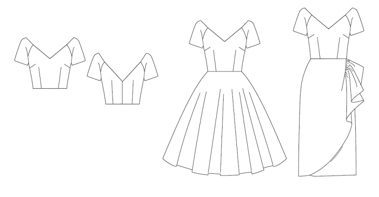 Lisa Bodice Pattern – Charm Patterns