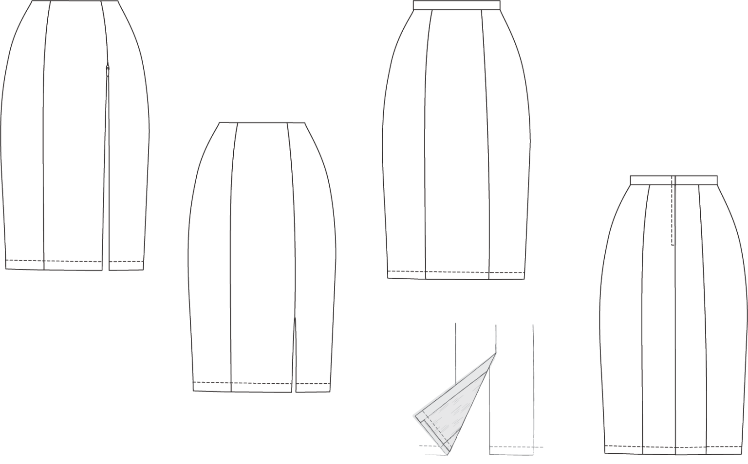 Wanda Pencil Skirt – Charm Patterns