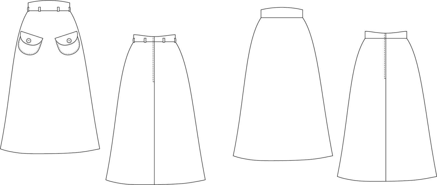 Ingrid Skirt – Charm Patterns