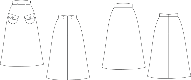 Ingrid Skirt – Charm Patterns