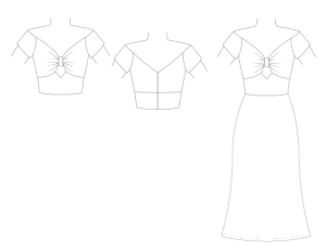 Niagara Keyhole Bodice Pattern – Charm Patterns