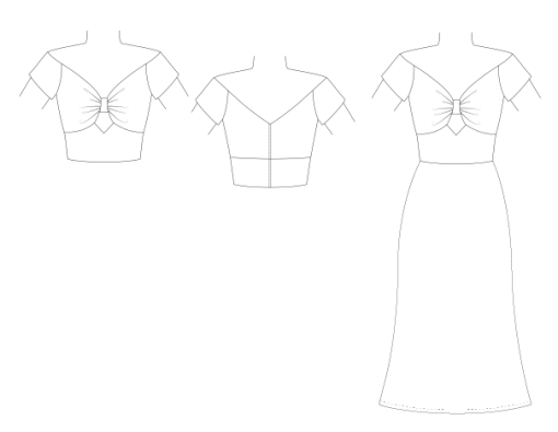 Niagara Keyhole Bodice Pattern – Charm Patterns